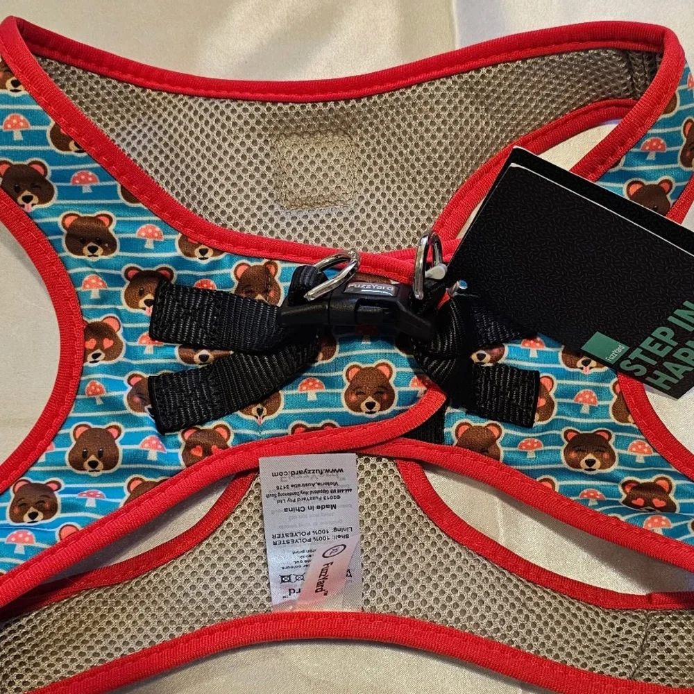 Fuzzyard | Dog | Fuzzyard Fuzz Bear Print Step In Dog Harness Xl | Poshmark